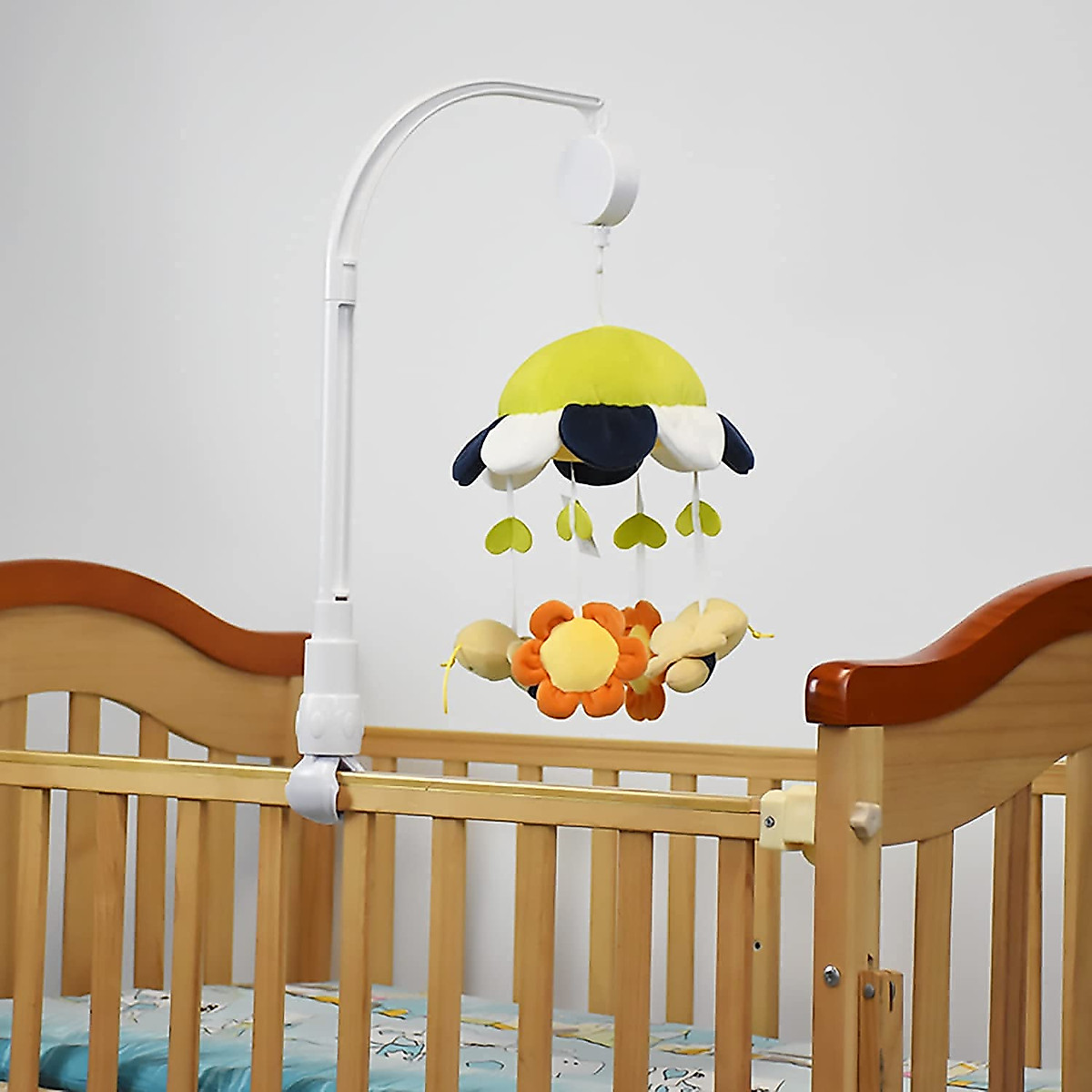Baby Mobile arm with Music Mobile Motor,23 Inch Baby Mobile Holder for Crib,Musical Mobile arm for Crib