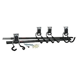 Rubbermaid FastTrack Garage Storage System Tool Hanging Kit, Garage Organization, Wall Mount Holder for Garden Lawn Tools