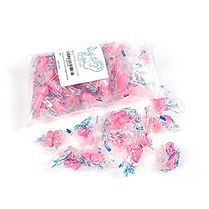 Foam Small Ear Plugs 50 Pair - 30dB for Small Ear Canal Noise Cancelling Disposable Soft for Kids Women Children Baby Toddler Side Sleepers Music Work Concert Airplane Bulk Ear Protection