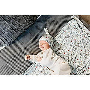 Copper Pearl Large Premium Knit Baby Swaddle Receiving Blanket Trout