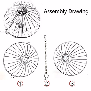 Chicken Treat Ball Chicken Vegetable Feeder Veggie Hanging Ball Toy for Hens Chicken Hanging Foraging Coop Toys for Hens