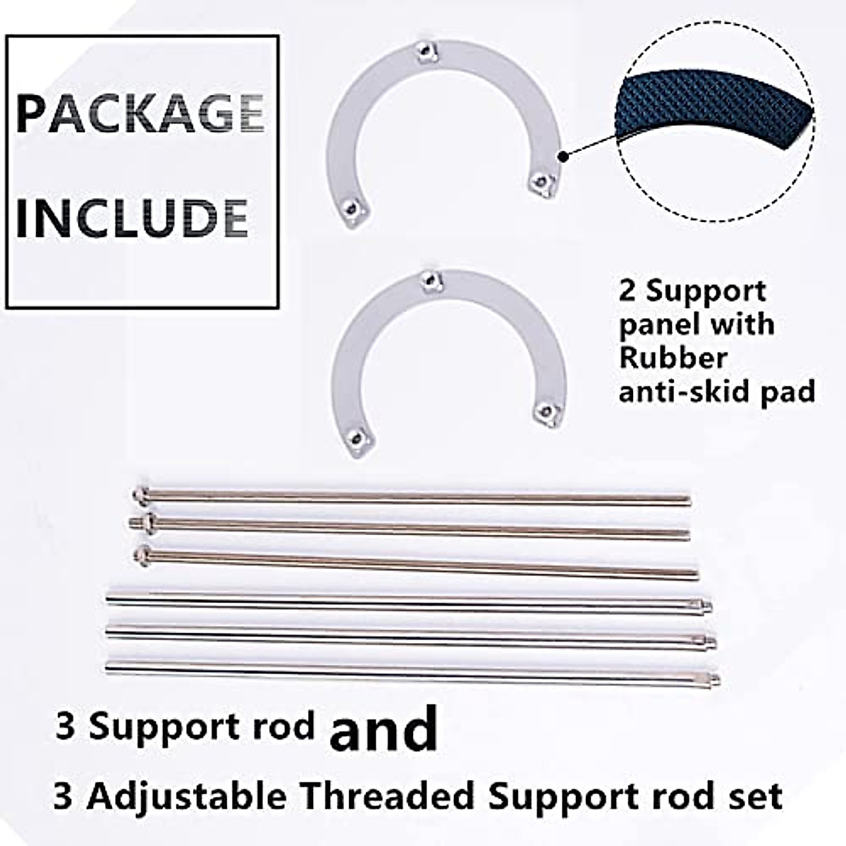 Undermount Sink Brackets, 304 Stainless Steel Undermount Sink Mounting Brackets for Kitchen and Bathroom, TUTULOO New Undermount Sink Support(15.7 to 27.5 inch)2pcs