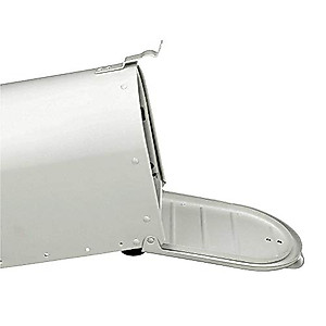 Gibraltar Mailboxes ADM16W01 Admiral Large Post-Mount Mailbox, White