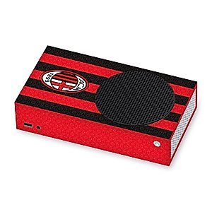Head Case Designs Officially Licensed AC Milan Home 2020/21 Crest Kit Vinyl Sticker Gaming Skin Decal Cover Compatible with Xbox Series S Console