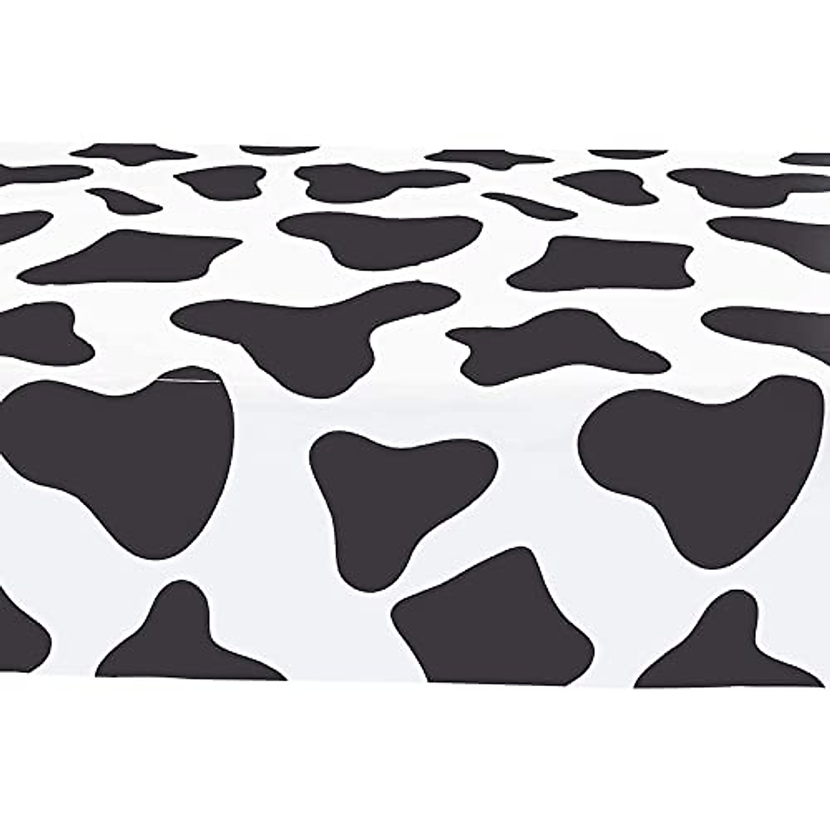 BLUE PANDA Cow Print Tablecloth for Farm Animal Party (54 x 108 in, 3 Pack)