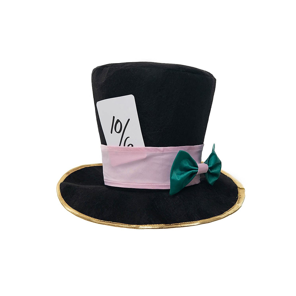 Nuoqi Girls Mad Hatter Costume Mad Hatter Tea Party Costume Halloween Dress with Hat M