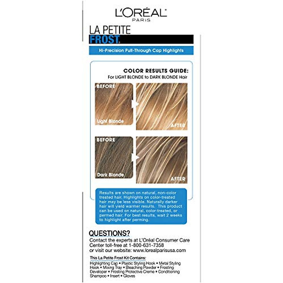 L'Oreal Paris Professional Techniques La Petite Frost Chardonnay, 1-Count