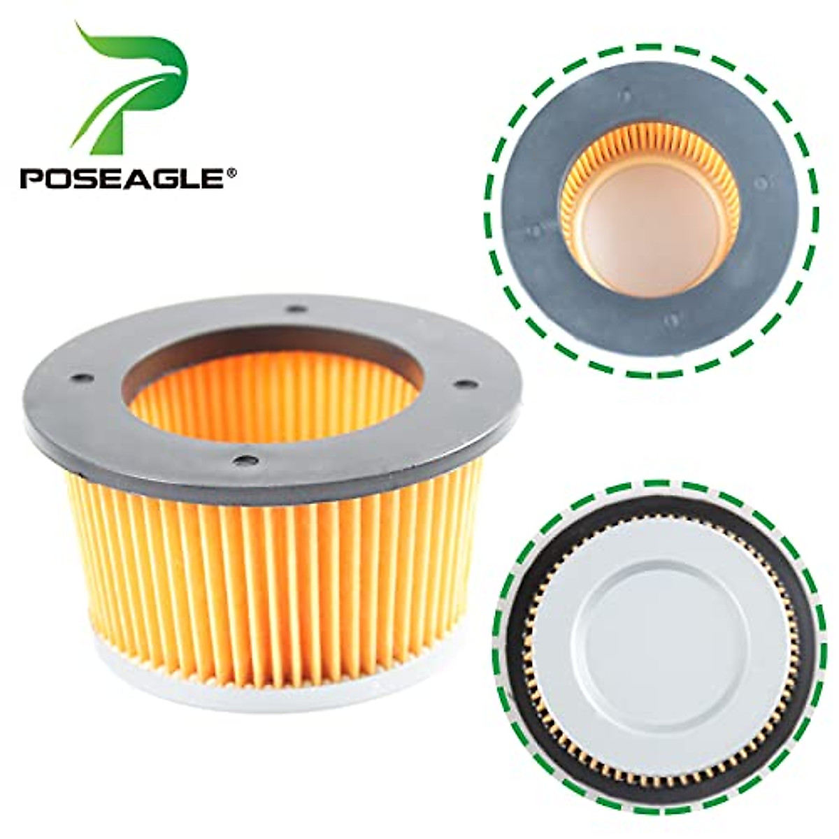 POSEAGLE 632230 Carburetor with 30604 Air Cleaner Replaces 632230, 632272, 632631, 631067, 631067A, 631828, 632235 for Tecumseh H30, H50, H60, HH60, HH70 Engines