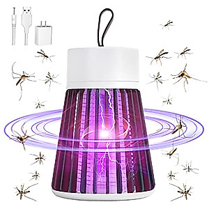 Bug Zapper Electric UV Insect Catcher Killer for Flies,Fly Trap Lamp Mosquitoes,Gnats & Other Small to Large Flying Pests for Home, Kitchen,Garden,Patio,Camping & More with Plug