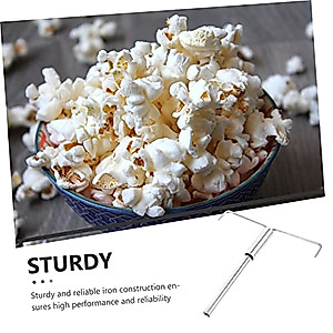 ULTECHNOVO 1 Set Popcorn Stirring Mixer Popcorn Popcorn Stirring Rods Replacement Iron Popcorn Stirring Rods