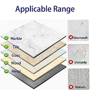 Hetjosee 4 Pcs Corner Shower Caddy Adhesive Replacement Hook, Adhesive Stickers for Shower Caddy Shelves Rack Basket Holder, Bathroom Organizer Hanging Hook