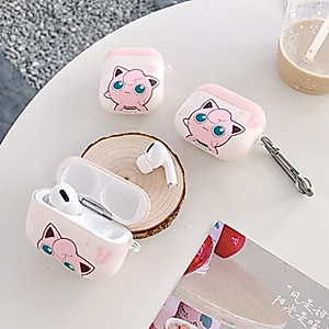 AirPods Pro Case Cover,3D Cute Cartoon Anime Funny for Kids Girls Teens Boys Cover, IMD Process TPU Pink Fashion Character Design Airpod Pro Cases