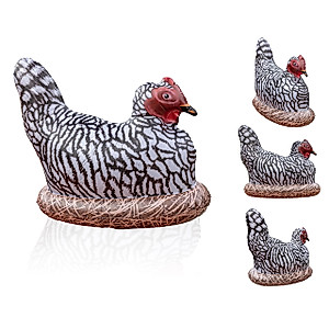 Cawowa Inflatable Chicken, Decorations for Birthday Party Supplies, Wild West Farm Theme Gifts, Blow Up Hen Decor, Inflables Para Fiestas, Halloween Rooster, Big Stuff Fun Decoy, Giant Size