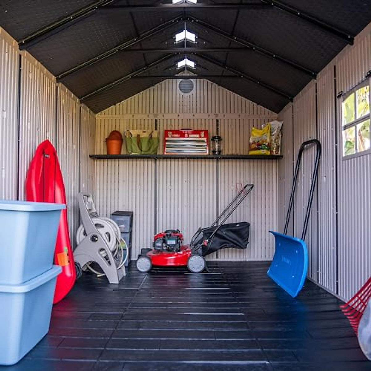 Lifetime Outdoor Storage Shed, 8 x 12.5 Foot