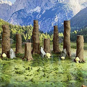 Extruded Gaming Rosewood Trees Set 3