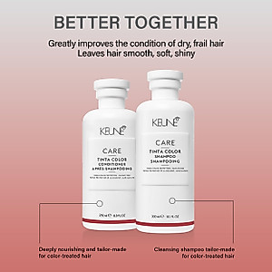 Keune Care Tinta Color Conditioner, Color-Safe & UV-Protecting Conditioner with Triple Color Protection, 8.5 Fl Oz