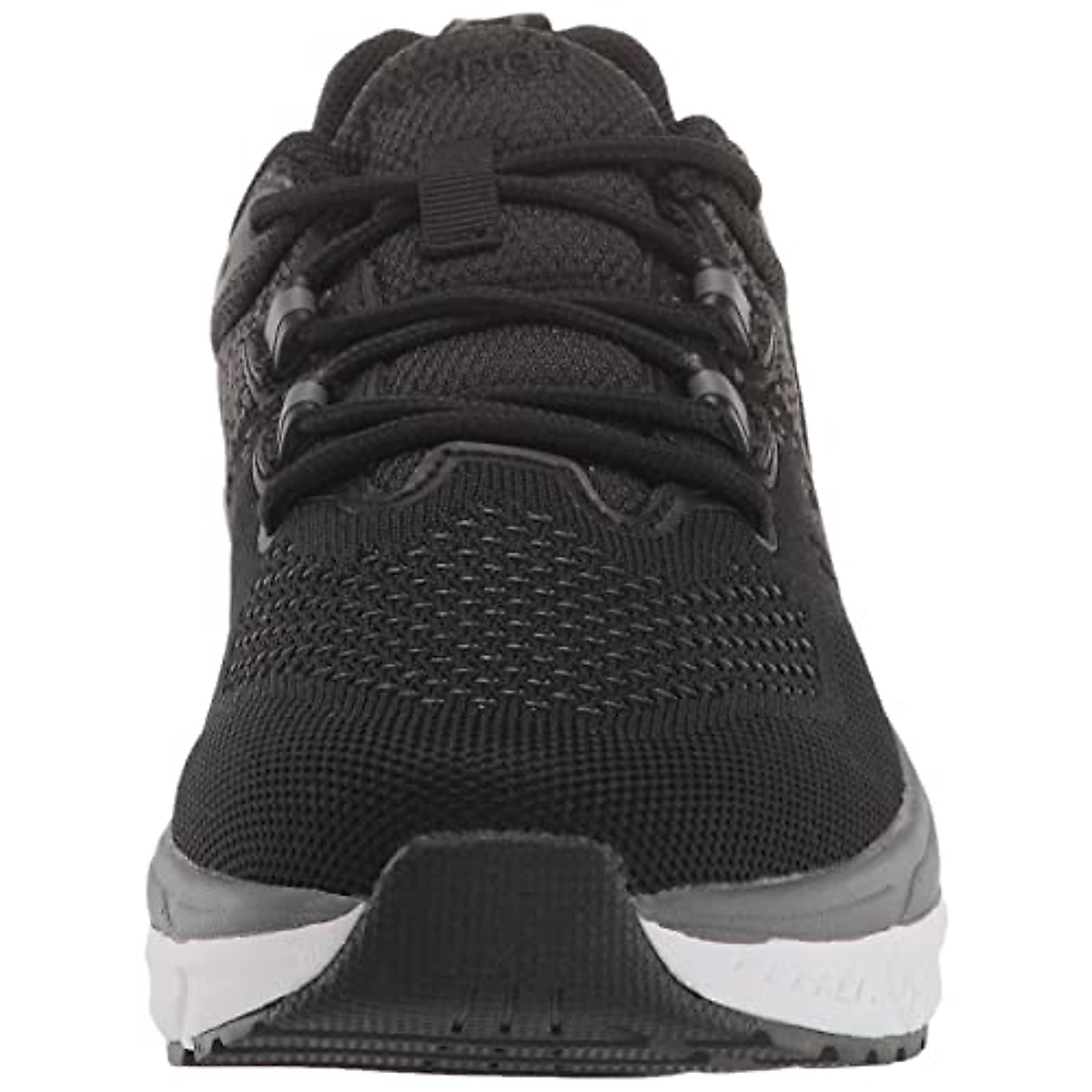 Propét Women's Ultra Athletic Sneakers, Black/Grey, 11 Medium US