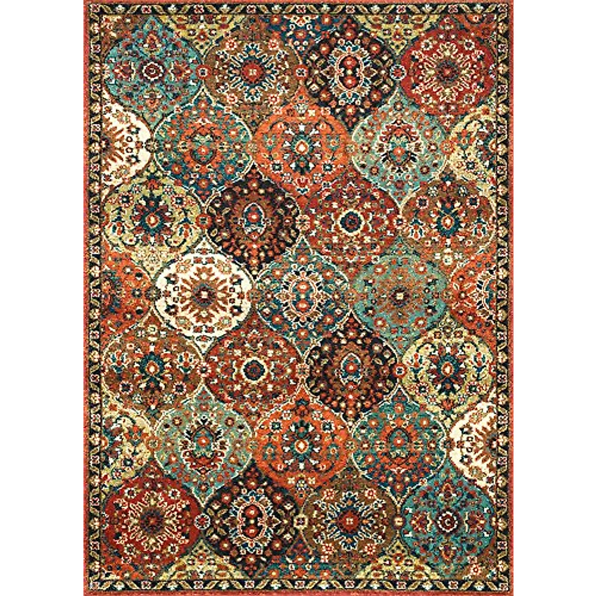 nuLOOM Gladis Trellis Area Rug, 5' x 7' 5", Rust
