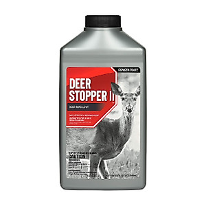 Deer Stopper II Garden Animal Repellent - Safe & Effective, All Natural Food Grade Ingredients; Repels Deer Elk, and Moose; Easy to Use, 32 fl. oz. Liquid Concentrate