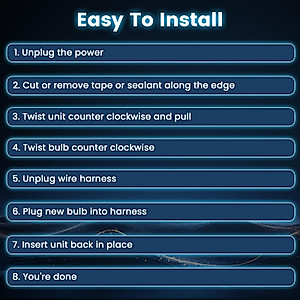Replacement Bulb for RGF REME Halo PHIC-RH 9", Replacement Cell for REME-H Guardian AIR Purifier DUST, 2-Year Warranty, Easy to Install, 1 Pack