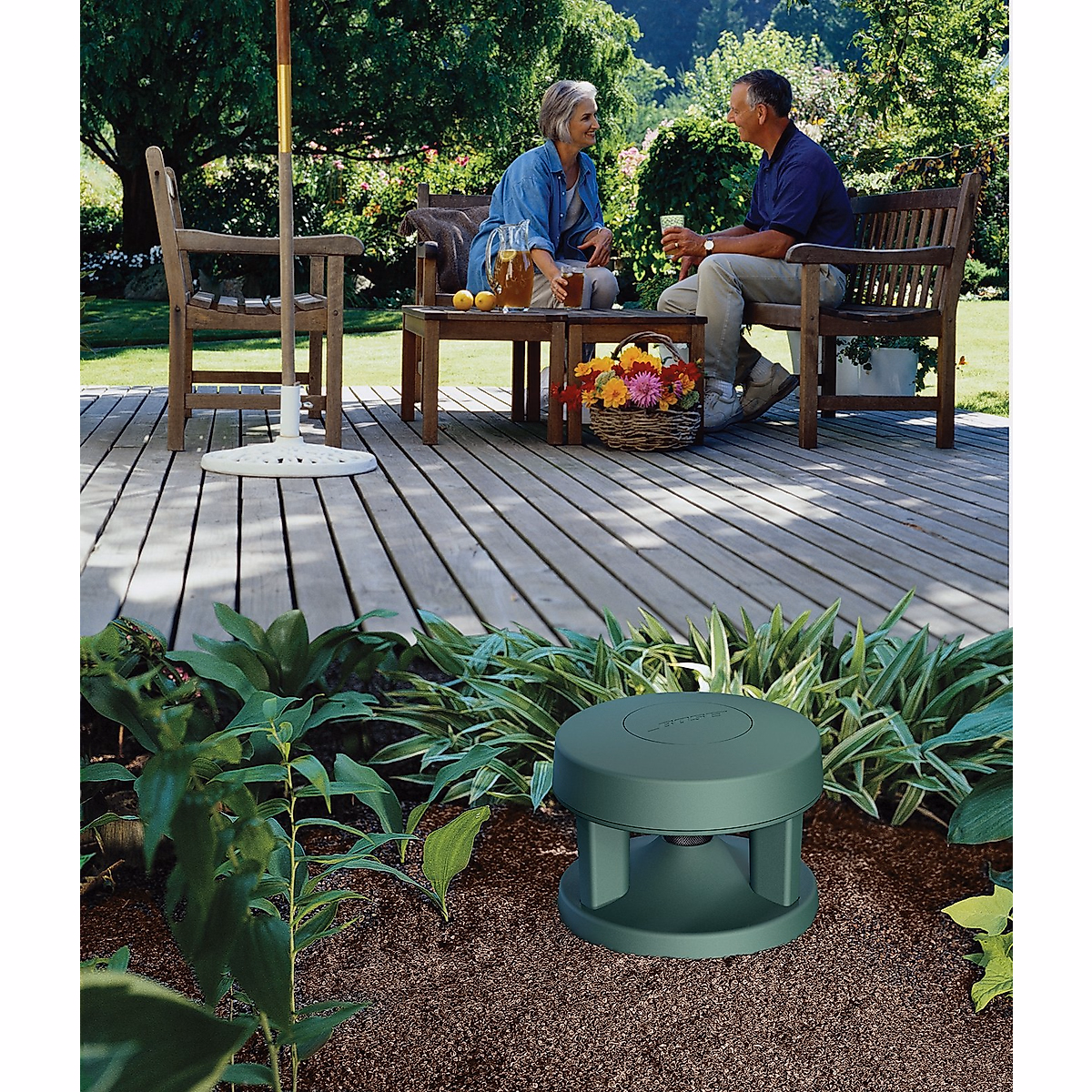 Bose Free Space 51 Speakers, Extraordinary Sound Outdoors from in-ground Speakers - Green