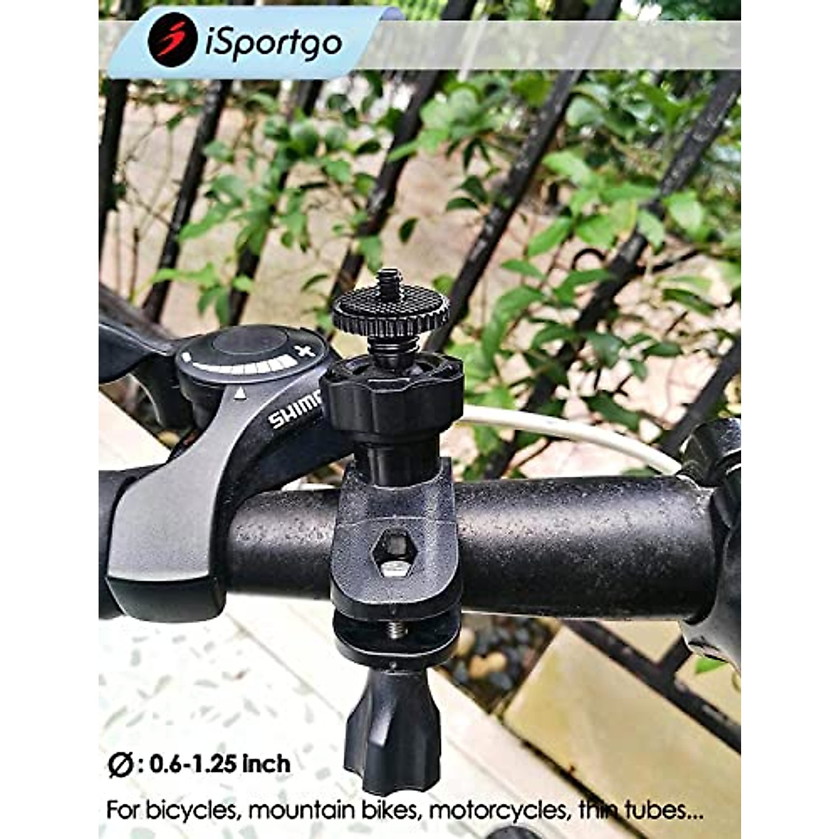 iSportgo Bike Bracket Bicycle Mount Holder for Outdoor Portable Bluetooth Speakers/GoPro Hero/Cameras