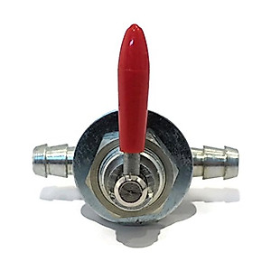 The ROP Shop Gas Fuel Shut-Off Valve Two-Way for Zero Turn Lawn Mower ZTR Garden Tractor
