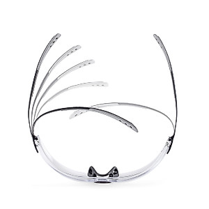 SolidWork Safety Glasses Clear Lens with Side Shields, Anti Fog, Anti Scratch, Anti-Glare, Protective Eyewear for Men & Women