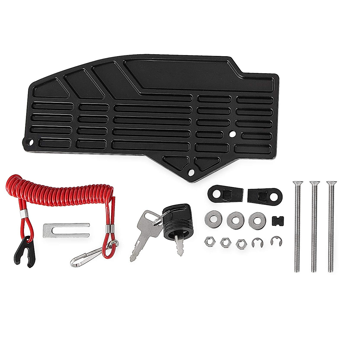 VOYOCHT Outboard Remote Control Box 703-48205-16-00 Side Mount Push to Open Outboard Motor,Boat Throttle Control with 10 Pins cable for Yamaha Outboard Engine