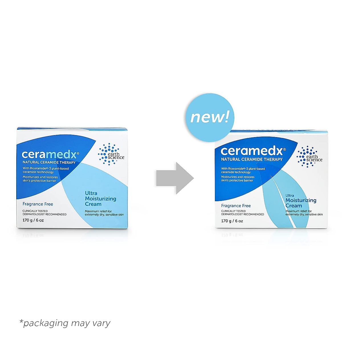 Ceramedx - Ultra Moisturizing Natural Ceramide Cream Unscented for Dry, Sensitive Skin (6 oz.)