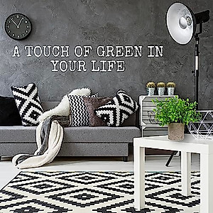 Set of 3 Artificial Plants for Home and Office Decor, Perfect for Kitchen, Living Room, and Bedroom Accents, Low Maintenance Greenery, Vibrant & Realistic Faux Houseplants, Lush and Lifelike Décor.