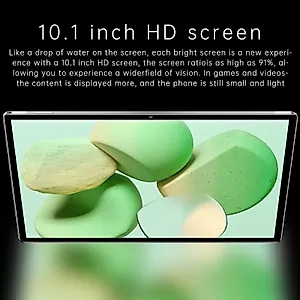 Septpenta 10.1 Inch Tablet with Octa Core Processor 8Gb 256Gb, 2.5D Curved Glass IPS HD Touchscreen 1960X1080 Resolution, 8Mp 20Mp Dual Camera, 6000Mah 5G WiFi for Android 11(USA)