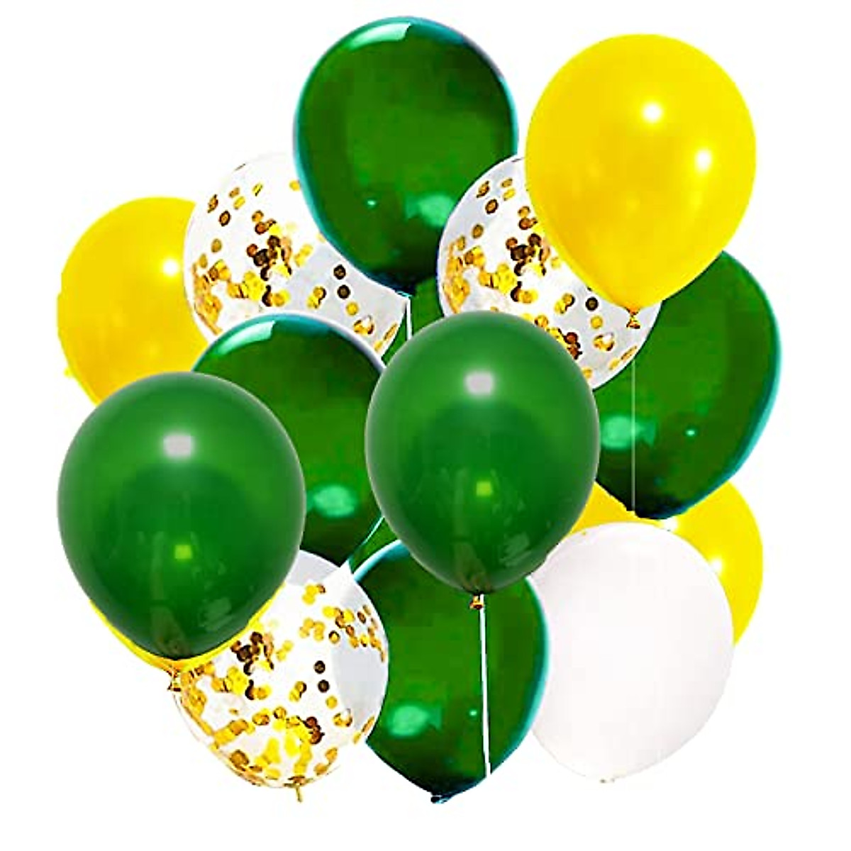 Graduation Party Decorations 2023 Yellow and Green Balloons/Green Yellow Gold Party Decorations/Yellow Green Gold Balloons of 20pcs for Green Yellow Graduation 2023/Tractor Birthday Decorations