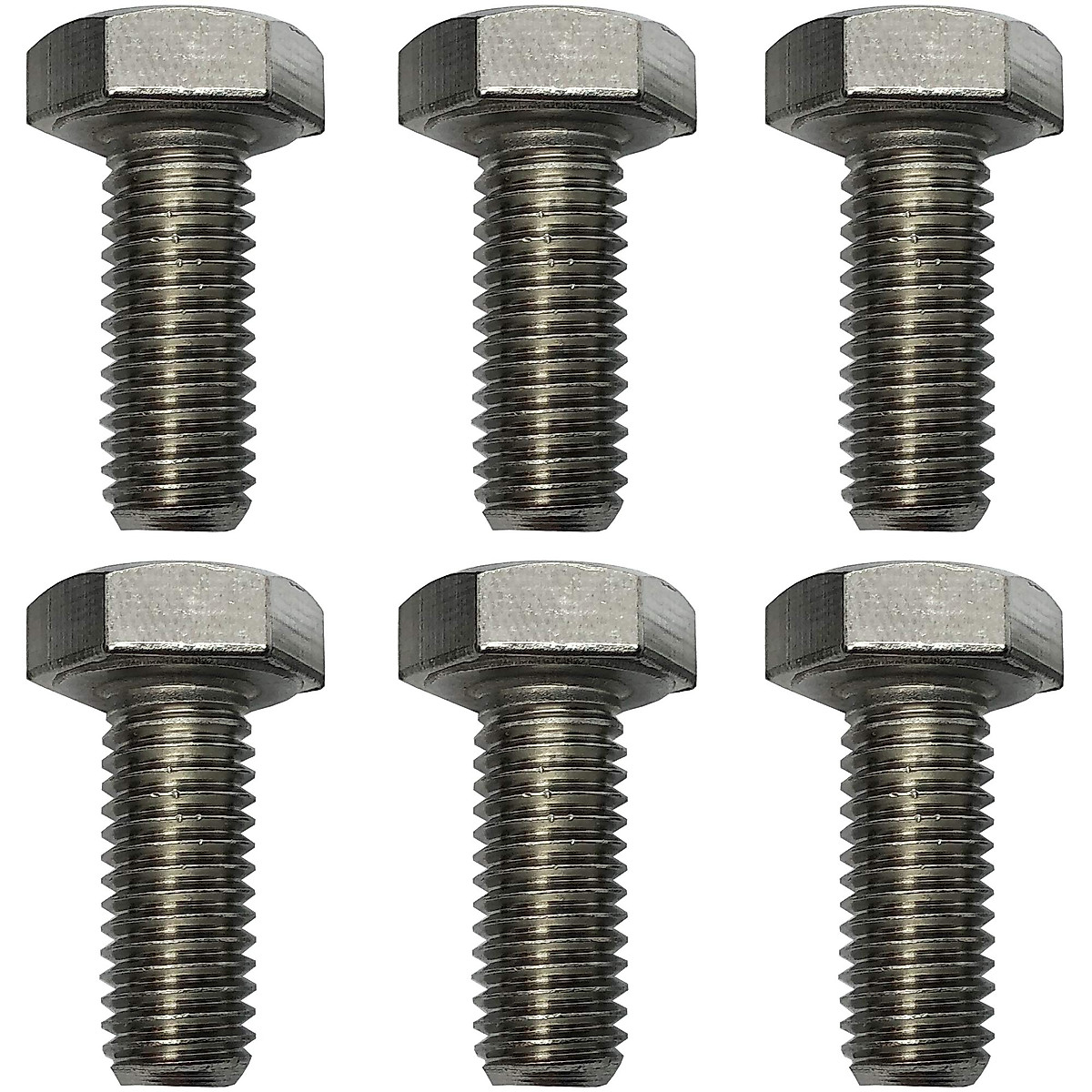 3/8" x 1" - 16. 304-STAINLESS Steel - HEX Head Bolt - 304 Grade. General Purpose - Hurricane Bolt (10)