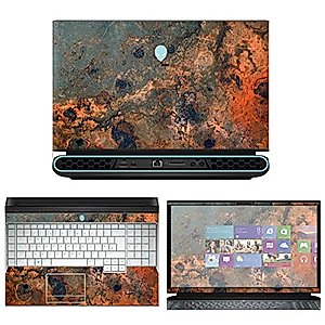 Decalrus - Protective Decal Abstract Rock Formation Skin Sticker for 2019 Alienware Area-51m AWAR51M (17.3" Screen) case Cover wrap ALarea51m_17-149