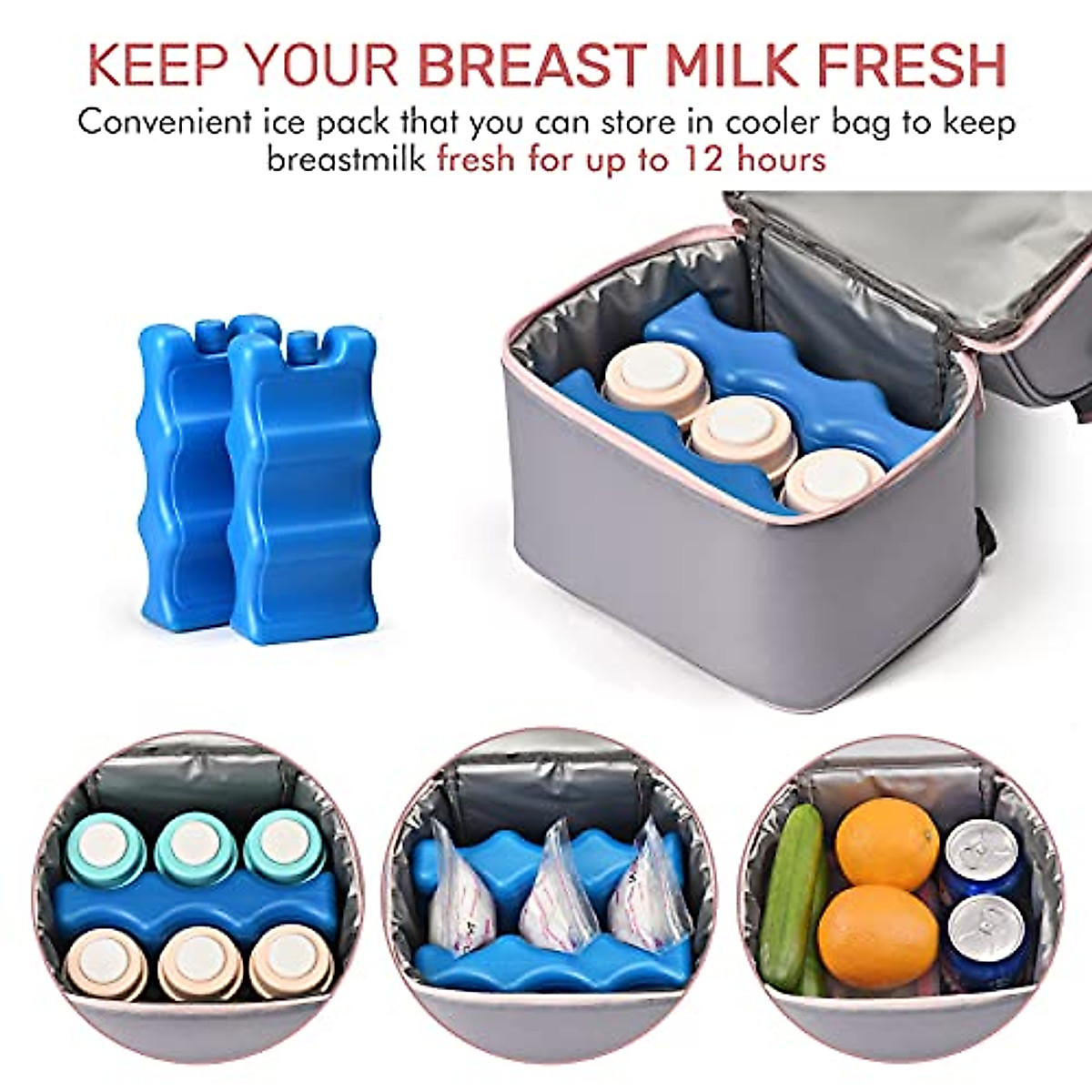 NCVI Breastmilk Cooler Bag and Double Electric Breast Pump