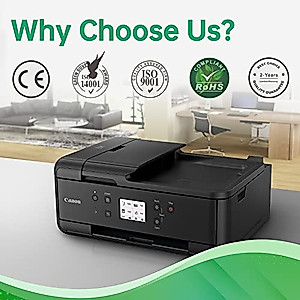 EXCERCUS CLI-281 Cyan Ink Cartridge Replacement for Canon CLI-281XXL 281XXL 281 Cyan Use for Canon PIXMA TS6320 TR7520 TS8120 TS8320 TR8520 TS9120 (2X CLI-281XXL C)