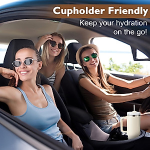 Ochapa 40 oz Tumbler with Handle Straw Lid Insulated Stainless Steel Vacuum Reusable Keep Drinks Cold Coffee Cup Holder Friendly Gifts for Women Men Lover Car Gym Travel, White