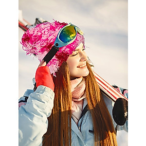 MGBPEI 1 Pack Distressed Balaclava Ski Mask for Men/Women Knitted Full Face Ski Mask Windproof Neck Warmer