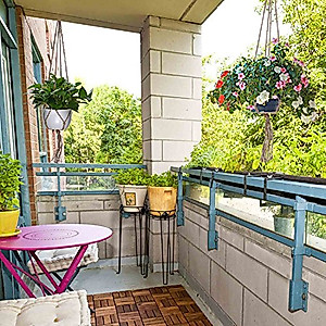 Plant Hanger, 10 Pieces Hanging Planter Flower Pot Plant Holder Basket Jute Rope Holder for Indoor Outdoor Garden Home Decorations (Natural)