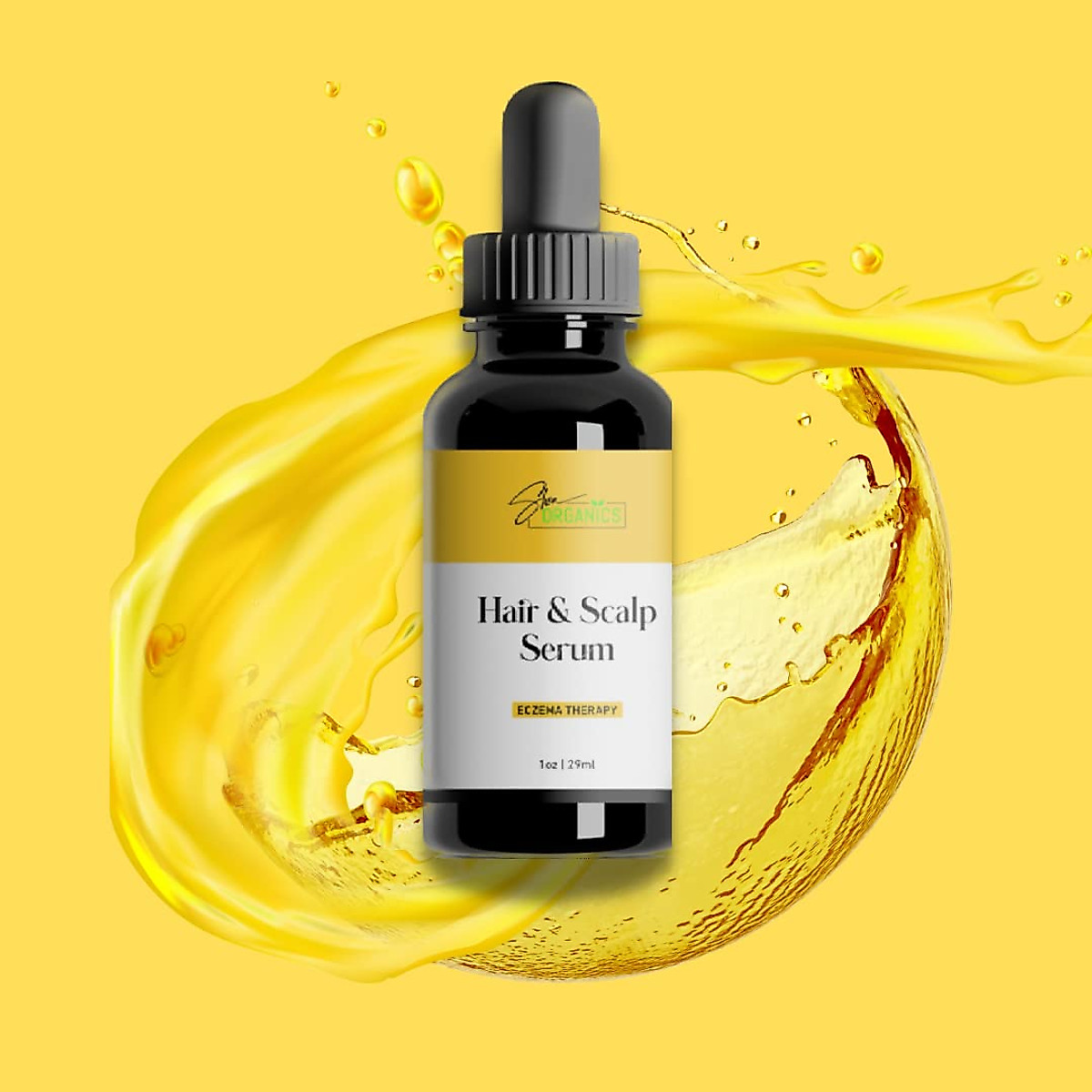 Shea Organics Soothing Scalp Oil | Scalp Care| Dandruff & Itchy Scalp Serum | Helps with Dry Scalp & Baby Scalp Eczema | 1oz | With Oat Oil, Vitamin E, Honey, Tea Tree, and Colloidal Oatmeal