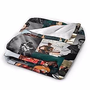 DanaJLessard Flannel Blanket Niall Singer Horan Throws Blanket Fleece Air Conditioning Blankets All Season 60"x50"
