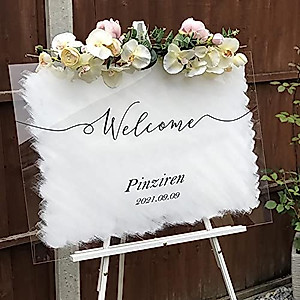 Acrylic Sheet/Plexiglass Panel 24" x 36" x 1/8" Thick Cast 2 Pieces, Pinziren 3mm Large Clear Plexi Glass Plastic Board for Craft Projects, Wedding Blank, Cut to Sign, Table Number,Signage.24x36