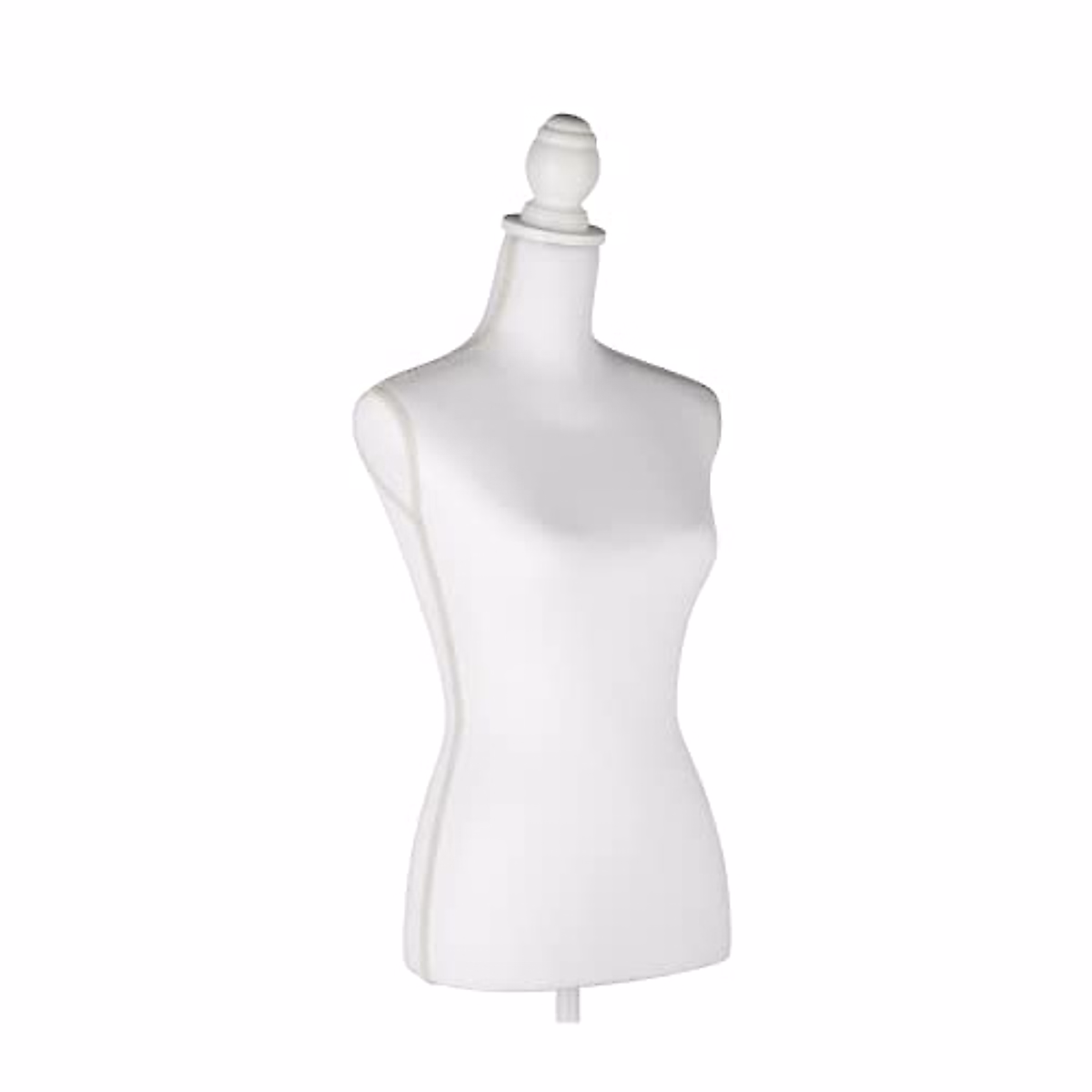 HOMBOUR Female Mannequin Body, Sewing Mannequin Torso Dress Form, Adjustable Mannequin with Stand for Display Dressmaker, White