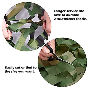 Tencen Camouflage Net Camo Netting Courtyard Decor Blinds for Photo Camp Sunshade Factory Farm Shelter Car Concealment Exhibit Party Backdrop Canopy Fence Ceiling Curtain Cover Paintball