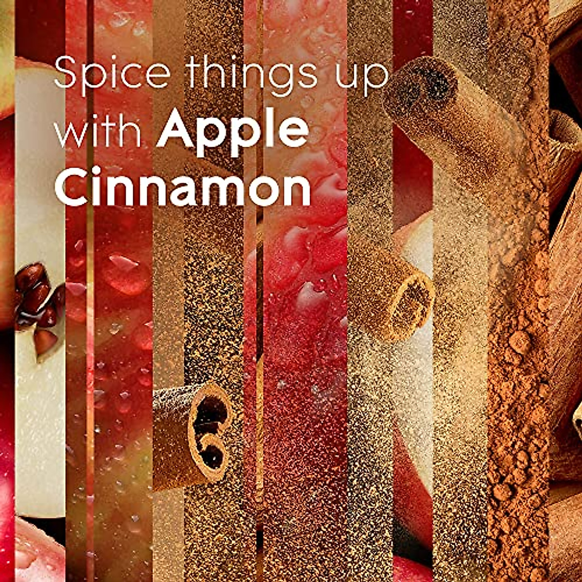 Glade Candle Jar, Air Freshener, Apple Cinnamon, 3.4 Oz, 2 Count