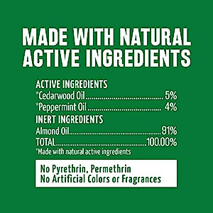 TropiClean Natural Flea & Tick Spot On Treatment for Medium Dogs 35 to 75 lbs.