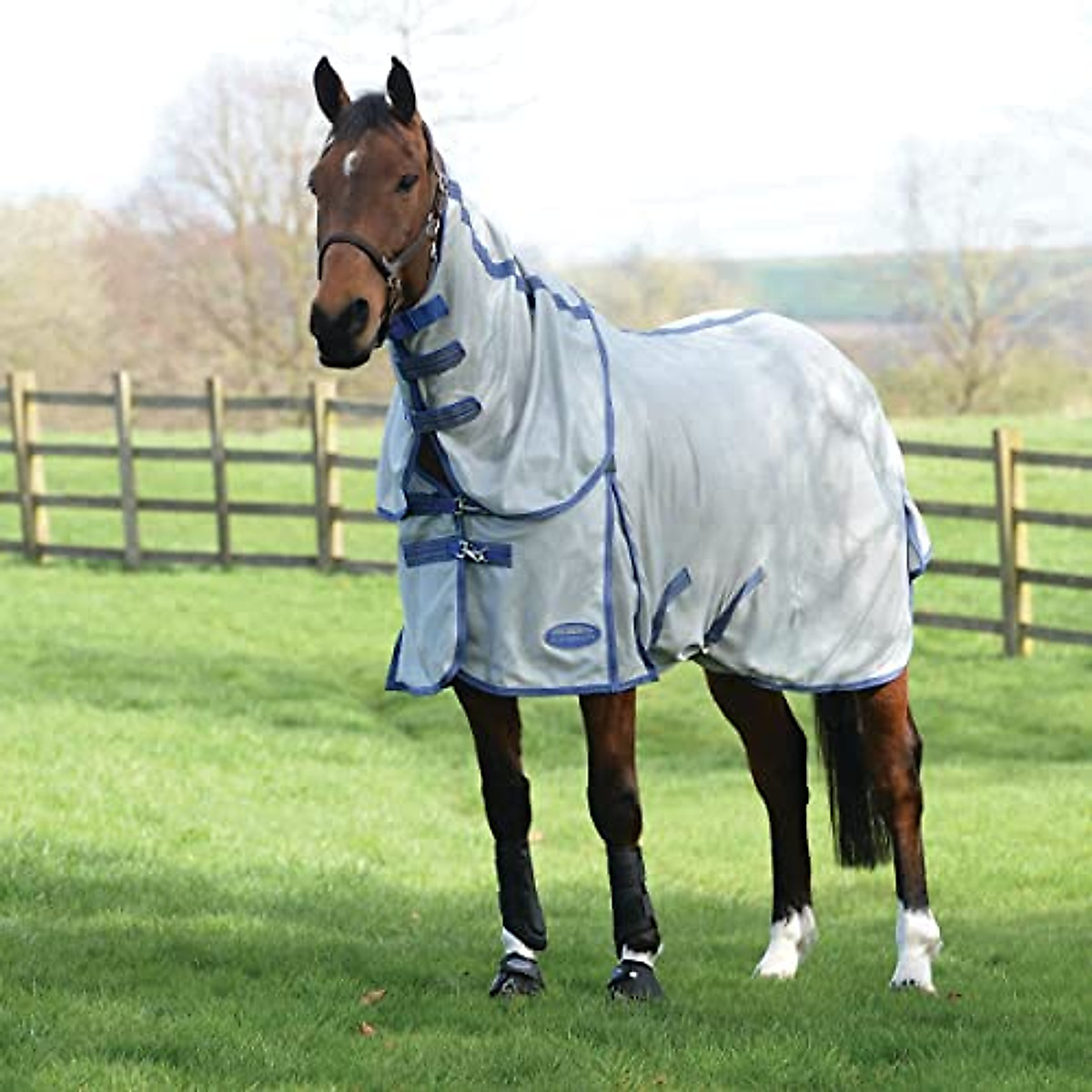 WeatherBeeta ComFiTec Airflow II Detach A Neck - Grey/Blue/Grey - 78"