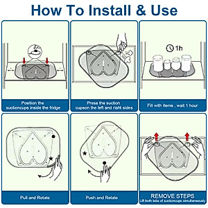 Square Lazy Susan Turntable Organizer for Refrigerator, 360°Rotate Rectangle Turntable Organizer and Storage, 15.7in Clear Lazy Susan for Cabinet, Kitchen, Pantry, Refrigerator