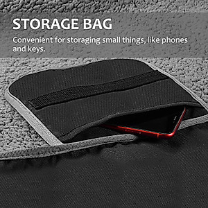 Tirrinia Outdoors Waterproof Throw Blanket, 51”x 59” Sherpa Fleece Stadium Windproof Mat for Boat, Traveling, Camping, Hiking, Football - Machine Washable